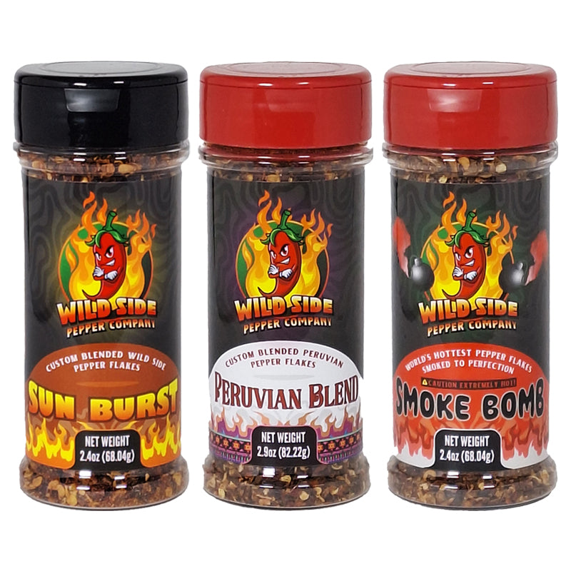 EXTRA HOT Pepper Flake Bundle – Wild Side Pepper Company